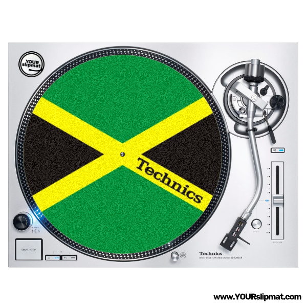 Wholesale Technics 'Jamaica' slip mats | Printed 12inch slip mats ...